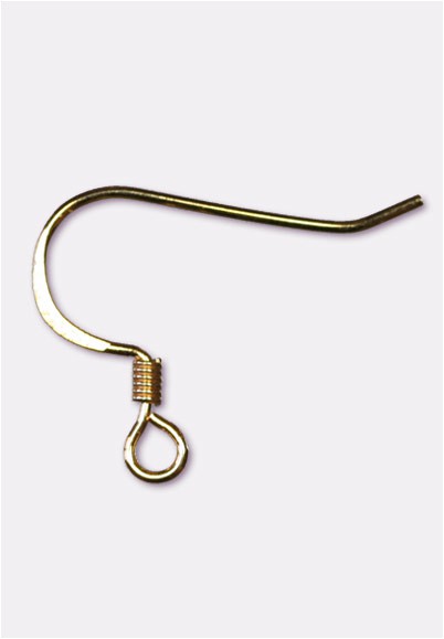 Crochet d’oreille 23x18 mm or x2 - Boucles d'oreilles - Apprêts Bijoux ...