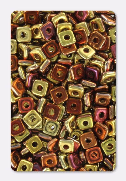 Quad bead 4 mm california gold rush x10gr - PROMOTIONS