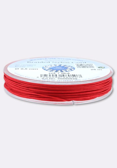 Cordonnet nylon Griffin 0.30 red x1 - Fils de Jade Griffin - Fils et ...