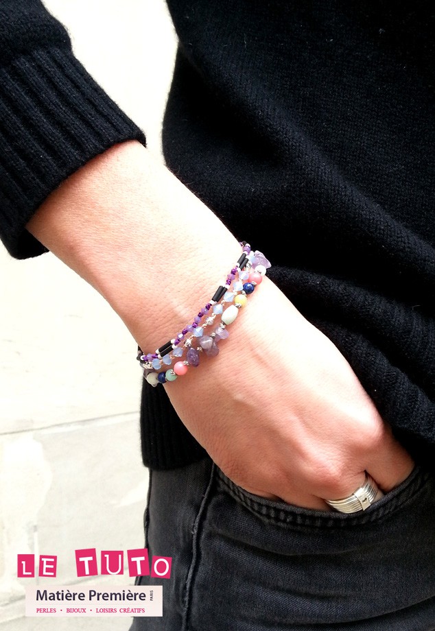 Bracelets en fil de soie - Les Tutos - Les Tutos
